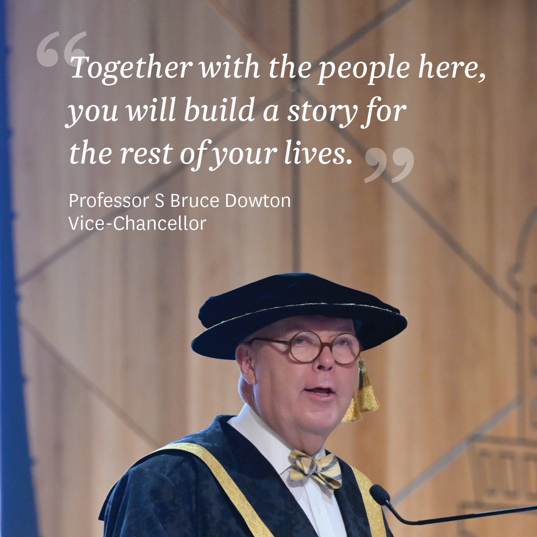 Commencing students were formally welcomed yesterday with a Convocation ...