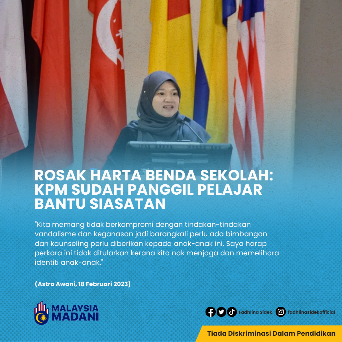 KPM on Twitter: "Ikhtisar Mingguan YB Menteri Pendidikan dan Kementerian Pendidikan Malaysia ...