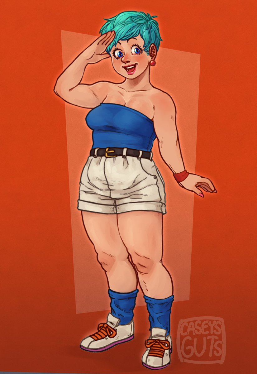 Caseys Guts Comms Open On Twitter My Monthly Bulma Drawing Bulma