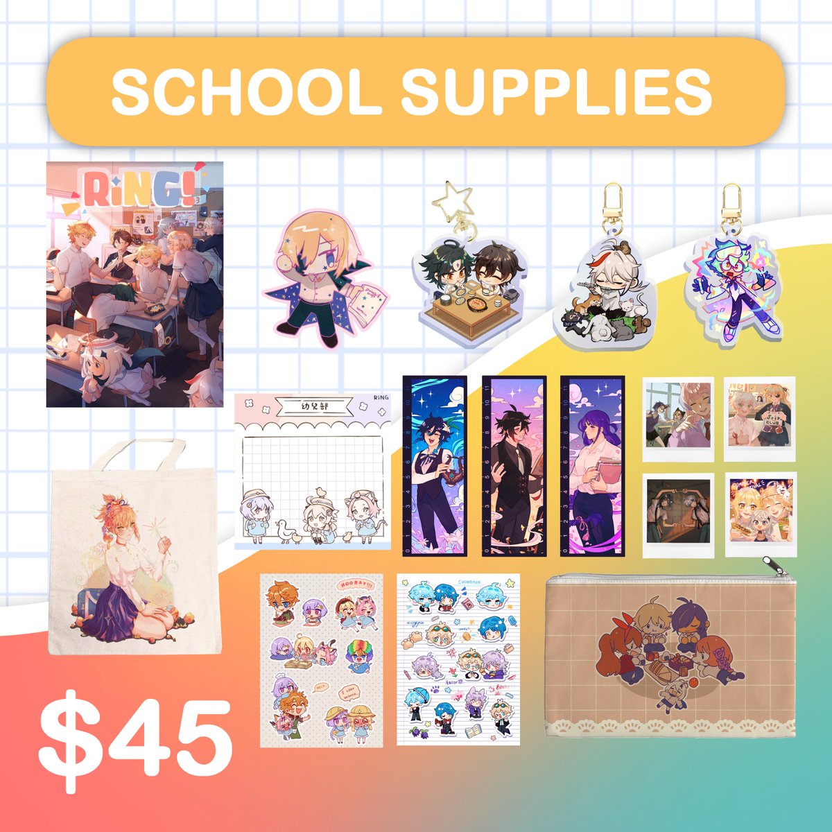 RiNG!: @LEFTOVERS OPEN on Twitter: " SCHOOL SUPPLIES - 45$ + Student ...