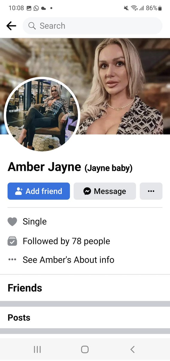 I'm not on Facebook, but there's this cat fish account, asking people for money. Please report ...