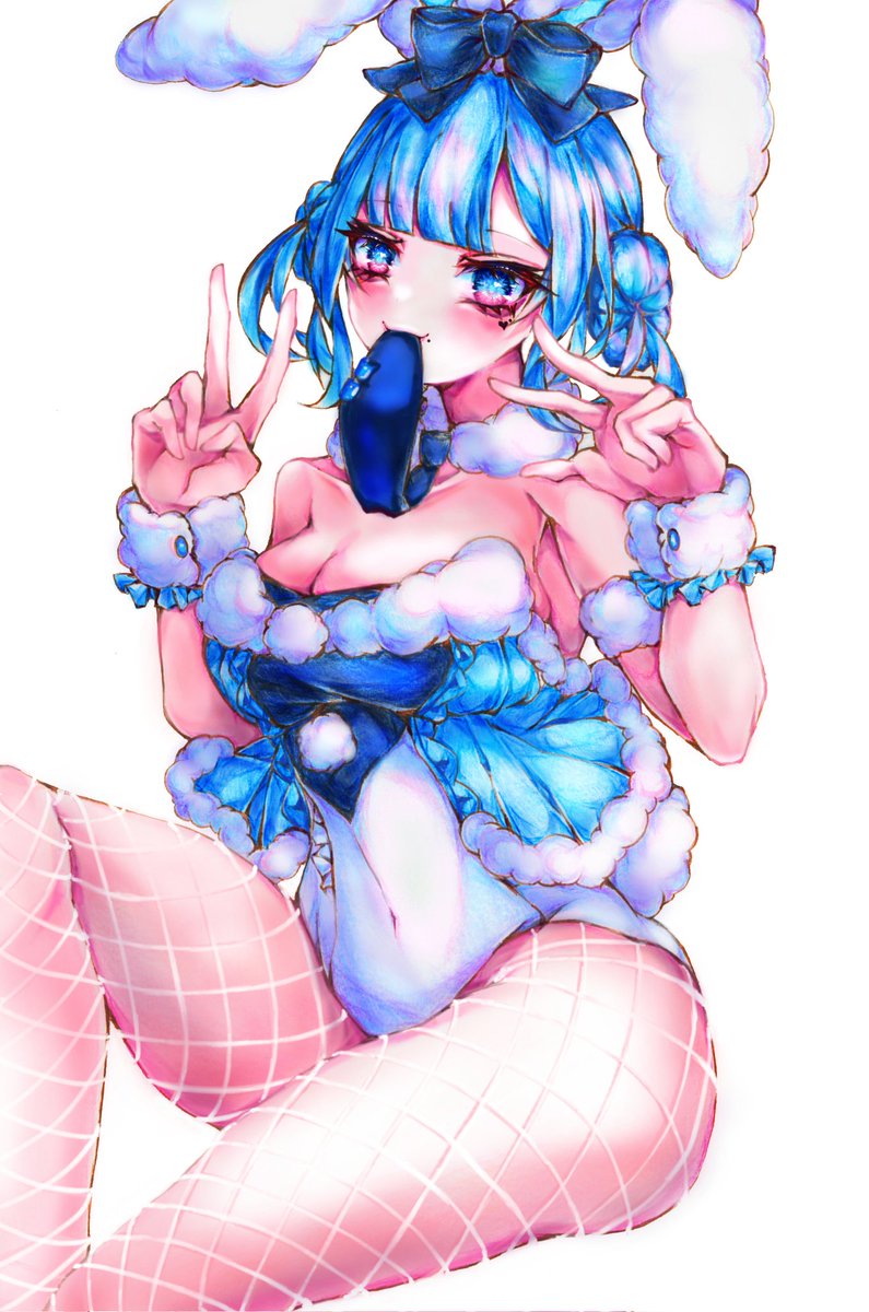 太ももは太いから太ももっていうんだよ へいお待ち🐇 」チョコラテ のイラスト