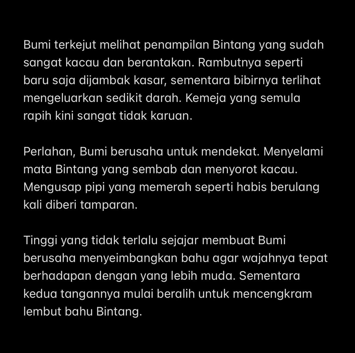 Sayang ☀️🐰 || AU Home on Twitter: "272. tw // self harm , blood"