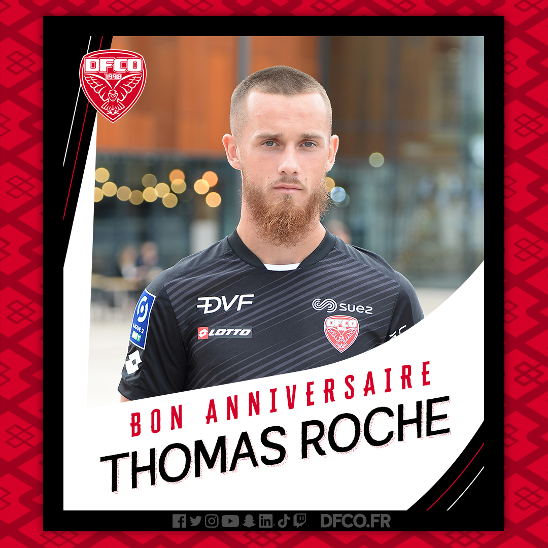 Dijon FCO on Twitter: "Aujourd'hui, nous souhaitons un joyeux anniversaire à Thomas Roche qui ...