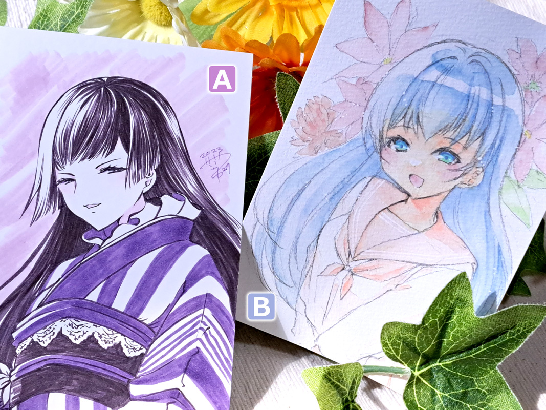 「コミティア143で並べなかった原画類、BOOTHに追加しましたのでお迎えお待ちし」|ささつゆ🦊5/5【COMITIA144】H28b📚5/6【A40】参加のイラスト