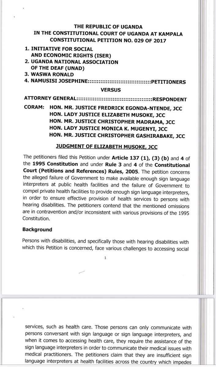 UNAD - Deaf people in Uganda on Twitter: "Our plan for Social Justice Day celebration cut short ...