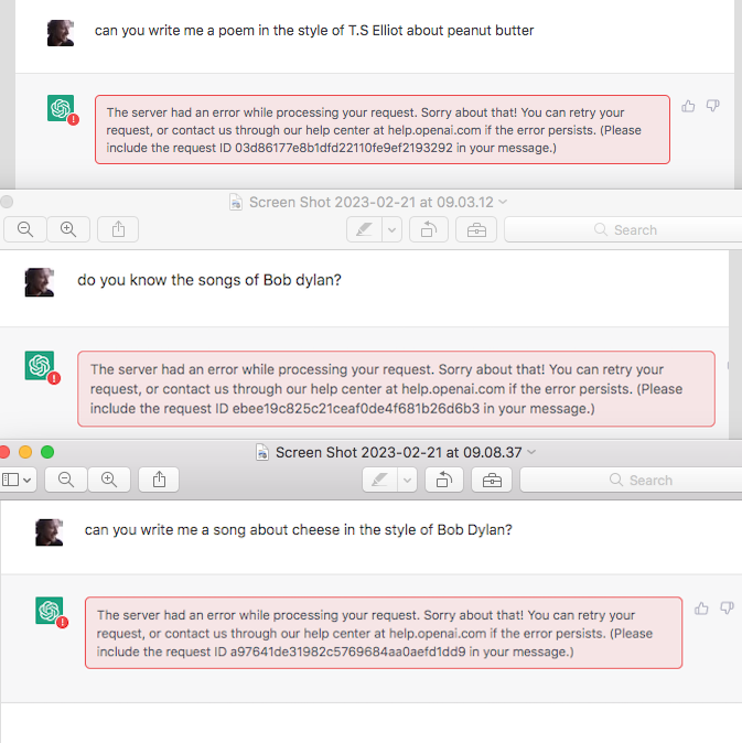 Ewan Morrison On Twitter It Appears That Chatbot Chat Gpt Has Given