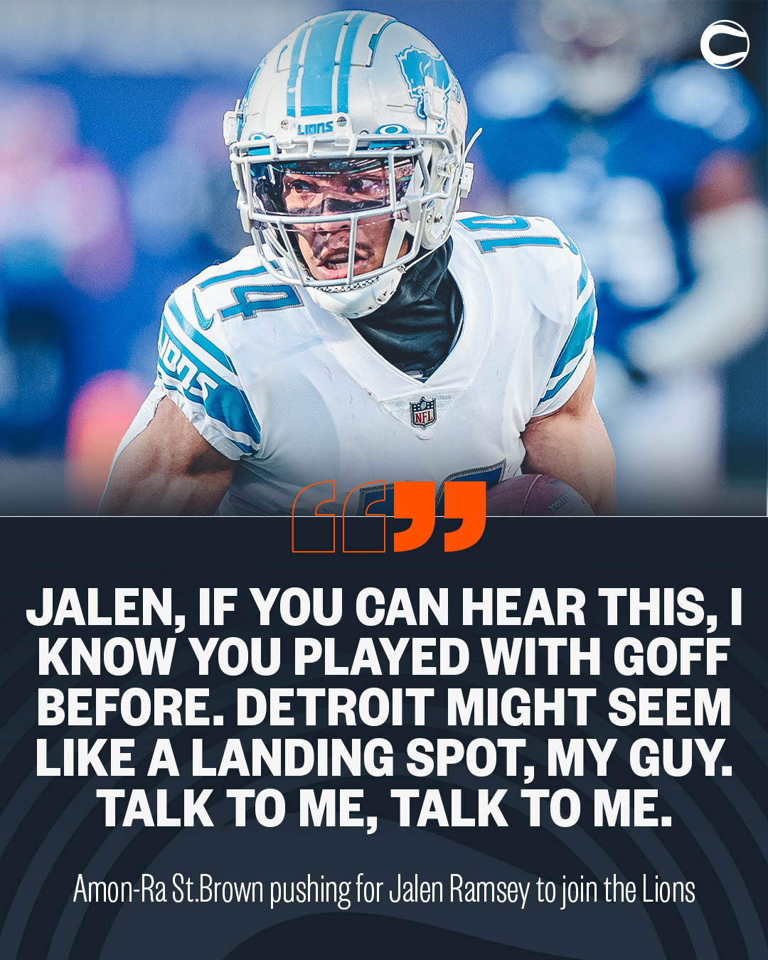 Amon Ra Quotes Trends International NFL Detroit Lions Amon Ra St.