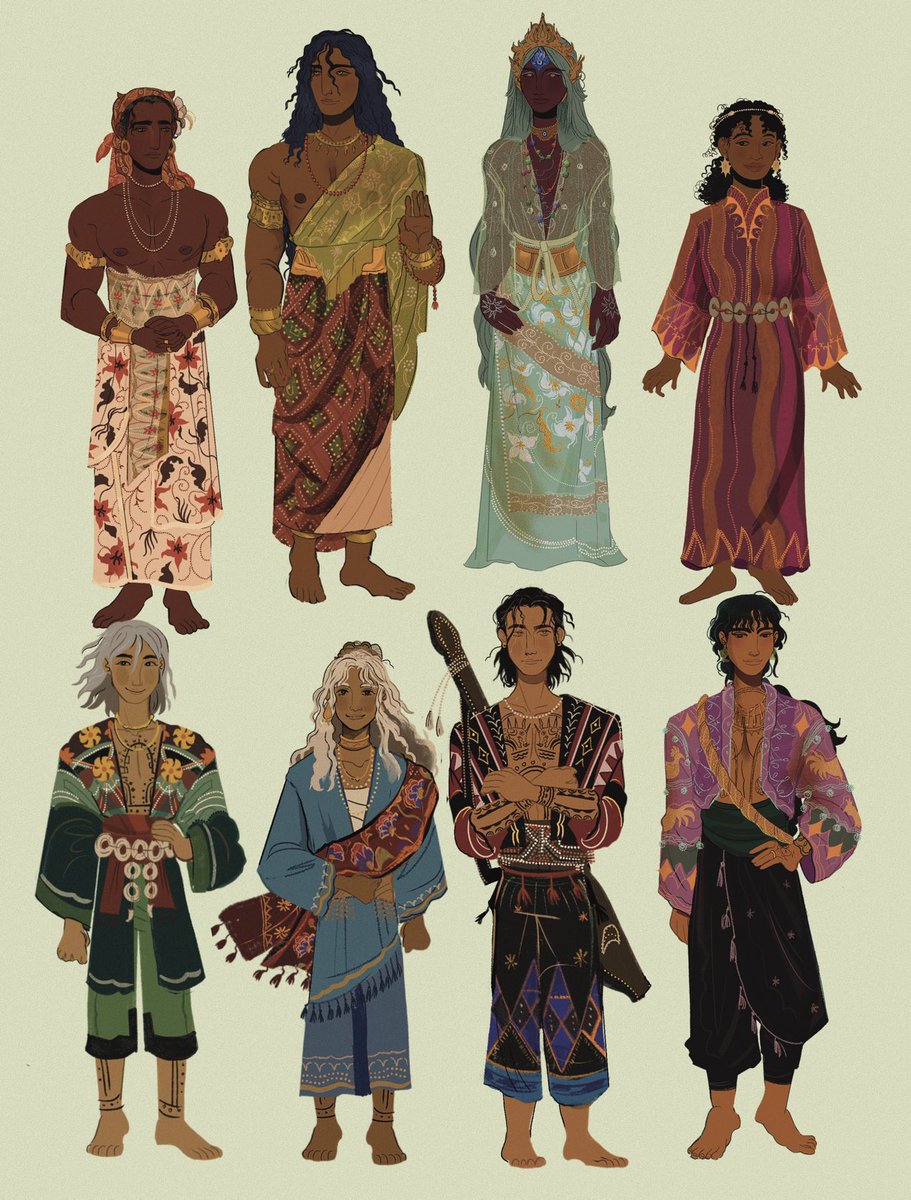 「Southeast Asian fashion is everything to」|🕯 Caleb 🕯のイラスト