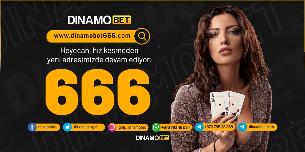 Dinamo Bey on Twitter: "💥 #Dinamobet güncel adresi yenilendi! 🔗 http://bit.ly/3DH54Sh ☢️ ...