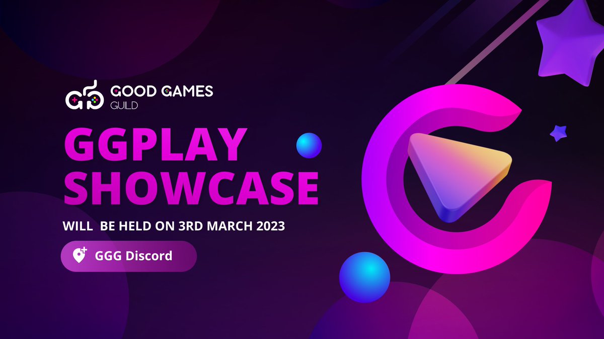 Wilsen | GGG 🎮 🐼 on Twitter: "RT @goodgamesguild: 💥 GGPlay Showcase Event 💥 Prior to the full ...