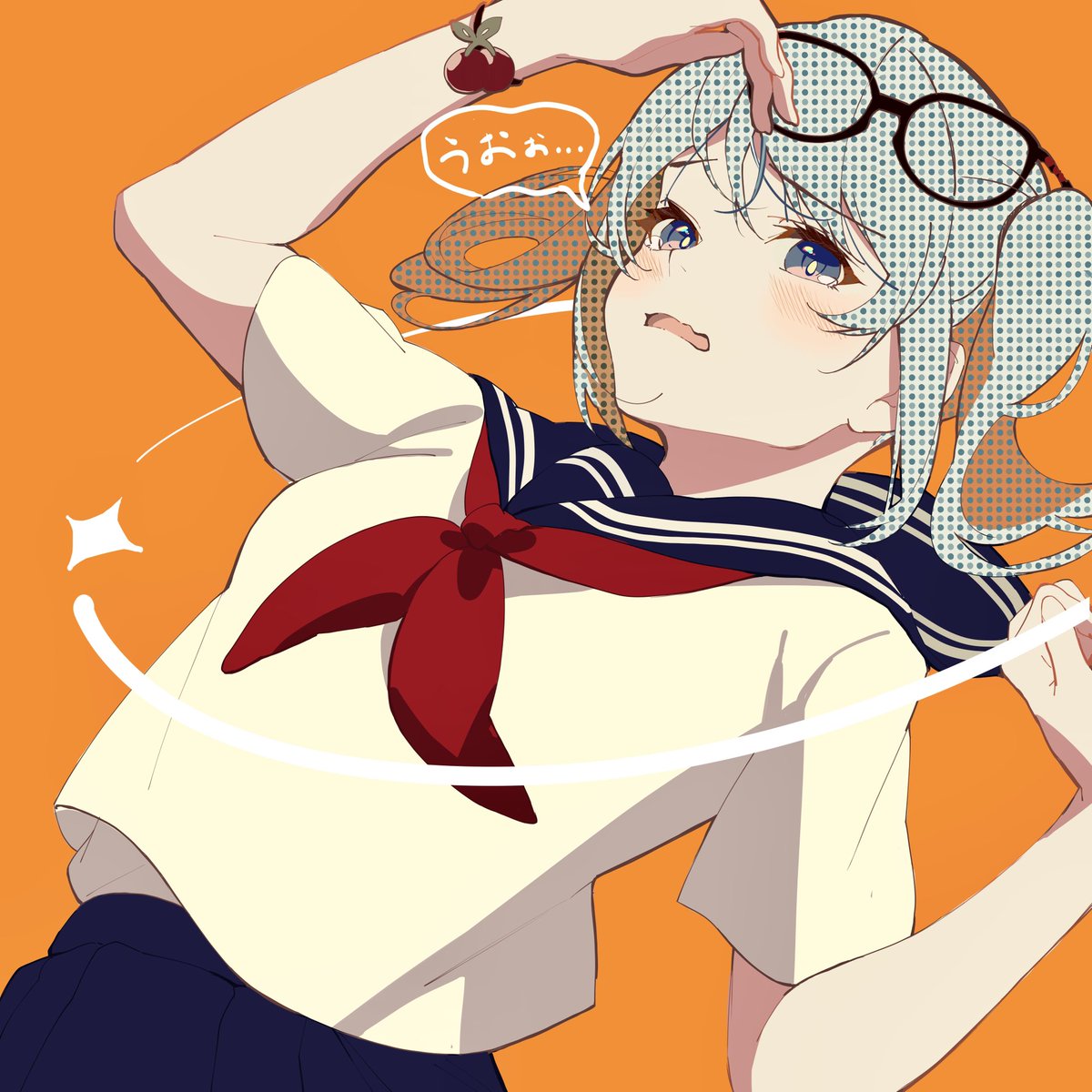 初音ミク「「決まんないの前髪が」 シンデレラ/DECO*27 #ボカロ #初音ミク 」|Ori -おり-のイラスト