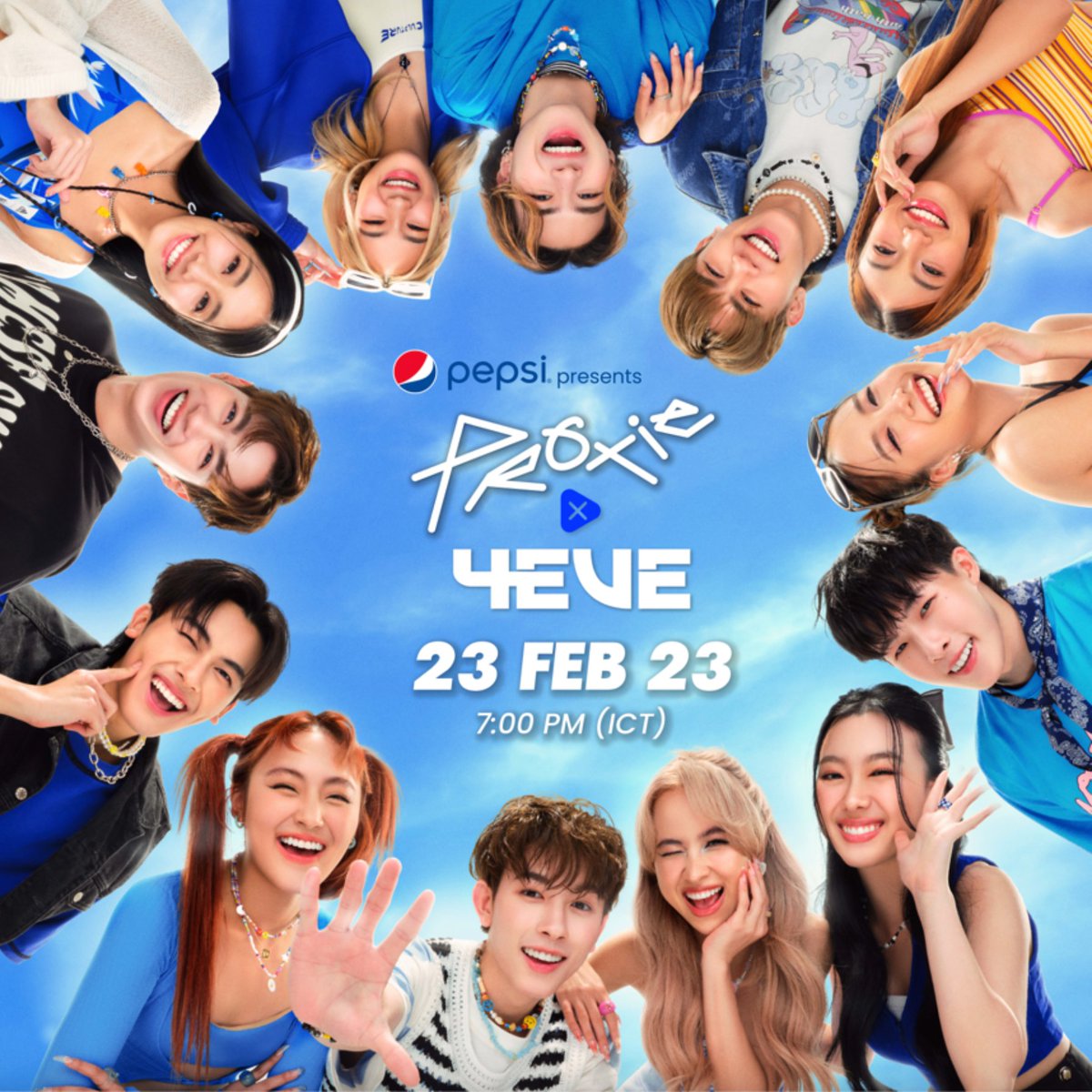 Pepsi-Cola on Twitter: "PEPSI presents Special single🔥☀️ PROXIE x 4EVE 🕺🏻💃🏻 📍 SAVE THE DATE 📍 23 ...