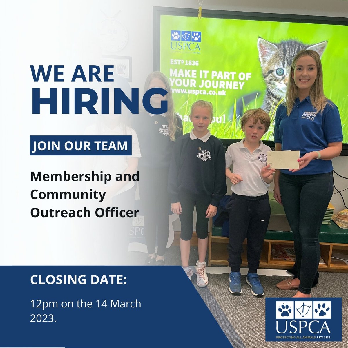 Robbie Butler MLA on Twitter: "RT @USPCA_Official: Did you know we are #hiring? The USPCA is ...