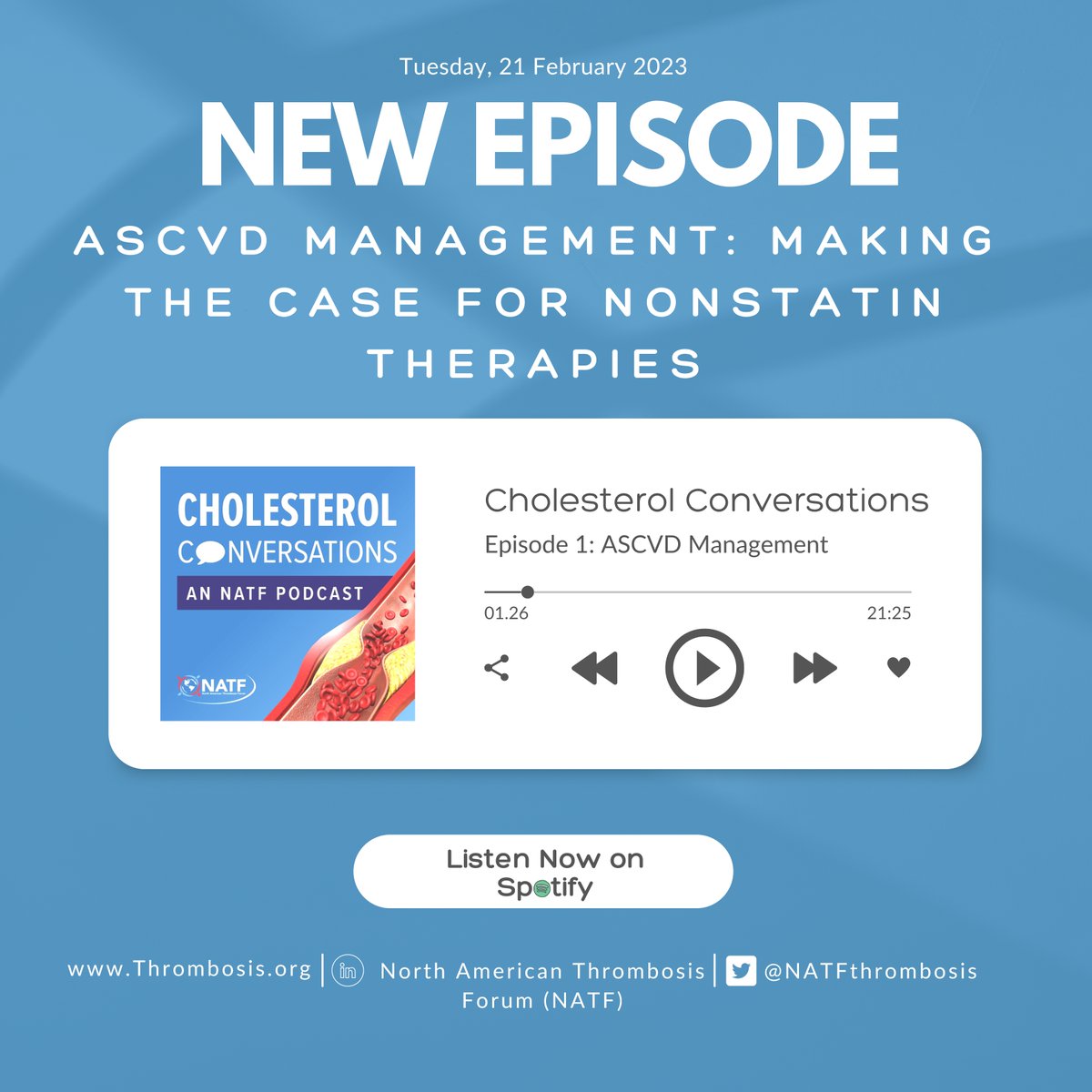 kidan 💜 on Twitter: "RT @EsperionInc: The @NATFthrombosis limited series podcast, Cholesterol ...