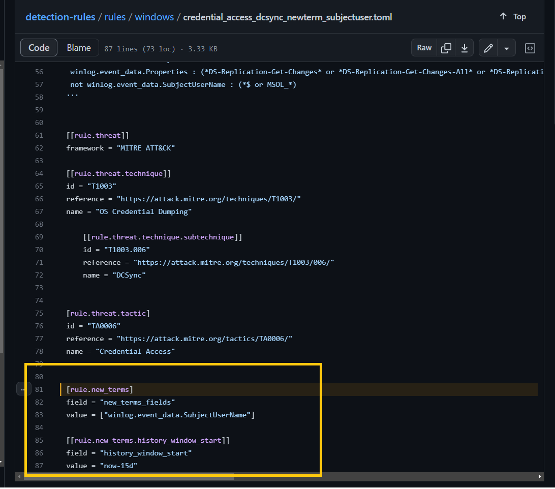 Samir on Twitter: "certain detections are noisy by design & require env context, a gd example of ...