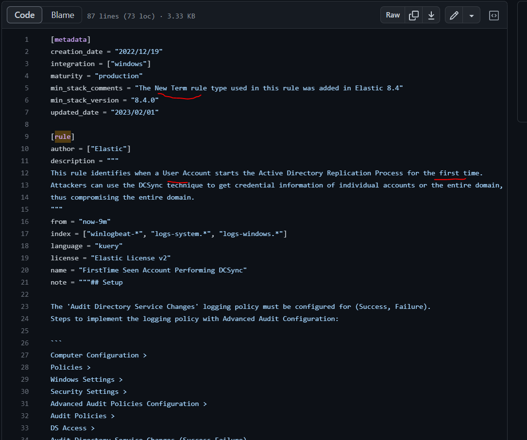 Samir on Twitter: "certain detections are noisy by design & require env context, a gd example of ...