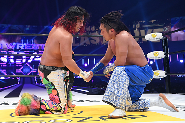 NJPW Global on Twitter: "A Tokyo Tornado between Hiromu Takahashi and AMAKUSA saw a victorious ...