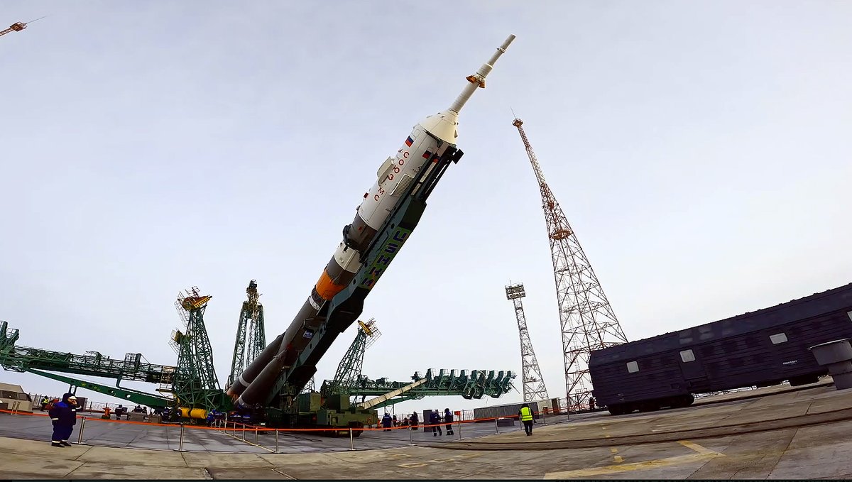 William Harwood on Twitter: "Soyuz MS-23/69S: Meanwhile at the Baikonur Cosmodrome, the Soyuz MS ...