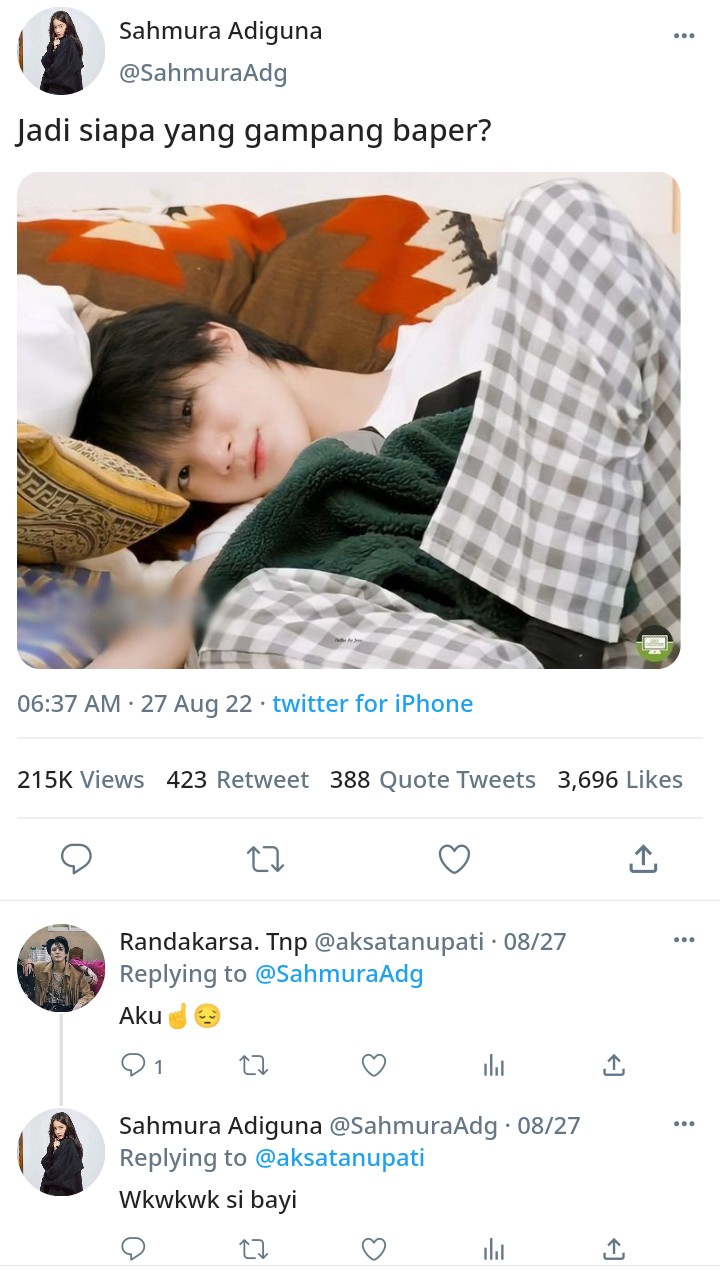 Albi. BTR END!!! 📌 on Twitter: "344. Siapa yang gampang baper? https://t.co/aefF4JTArF" / Twitter