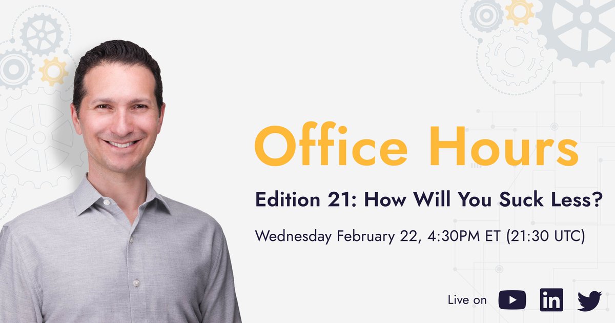 Saftman wikifolio on Twitter: "RT @jaredtendler: How will you suck less? What are you trying to ...