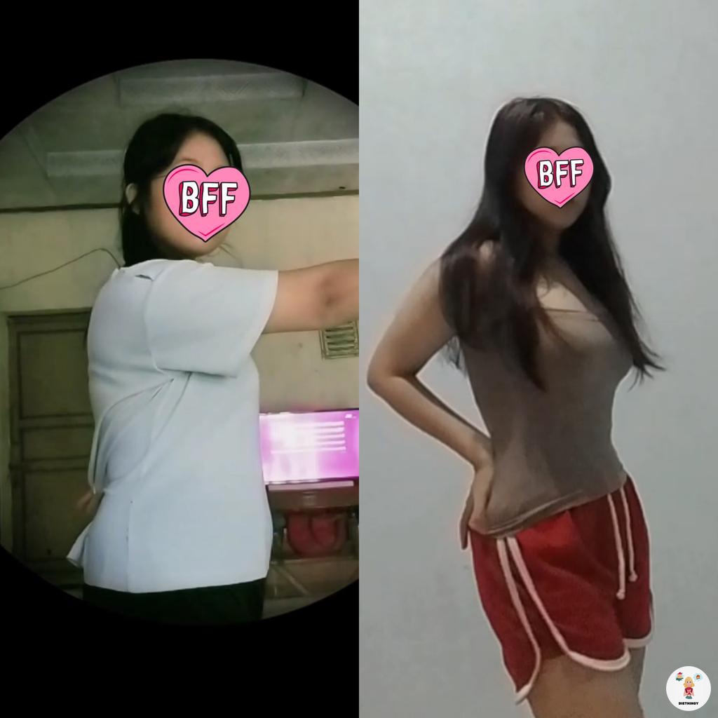 DIETHINGY on Twitter: "Diet! September 2022 vs Februari 2023 semangattt ...