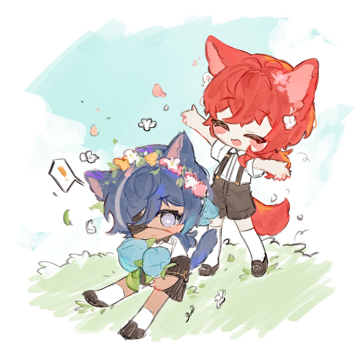 「#luckae 」|보리🔥 ️のイラスト