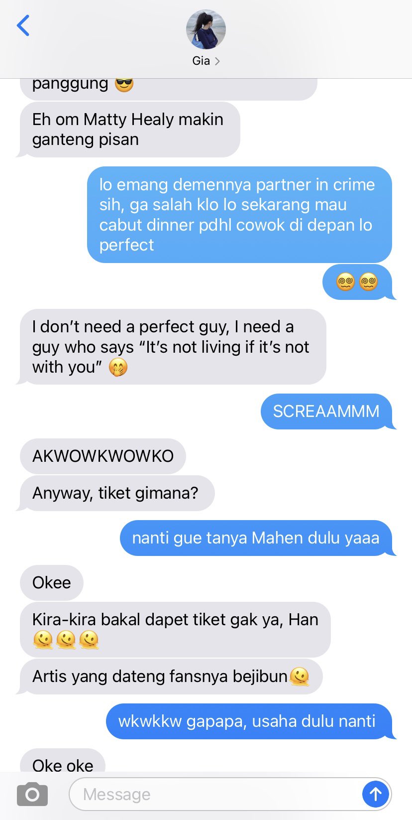 ayya. on Twitter: "3. G akun priv Gia, nanananananna akun priv Hanna ...