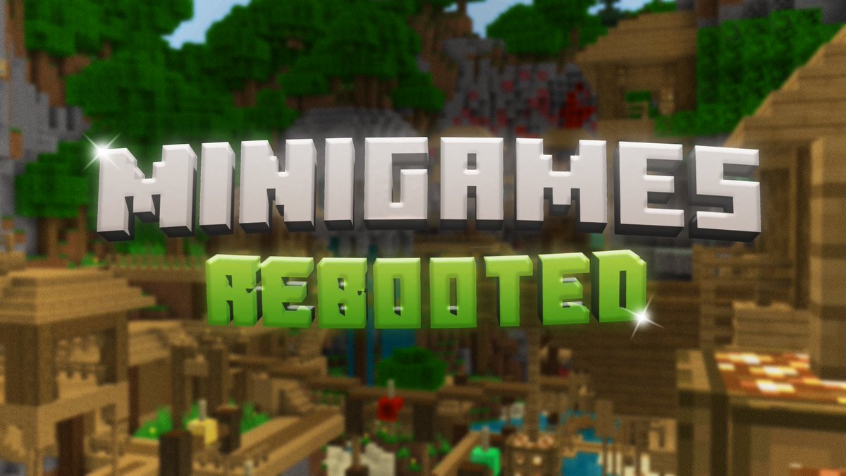 GM19 on Twitter: "remember them old minecraft legacy edition minigames? yeah, we recreated them ...