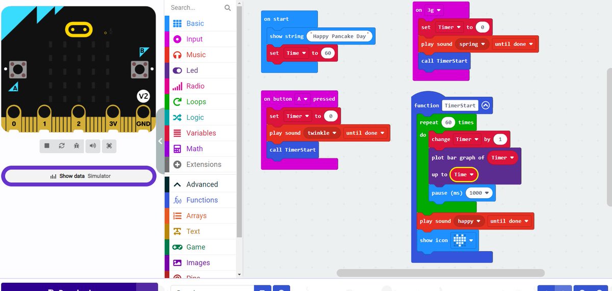 Micro:bit Educational Foundation on Twitter: "RT @JerseyITGuy: #PancakeDay means ridiculously ...