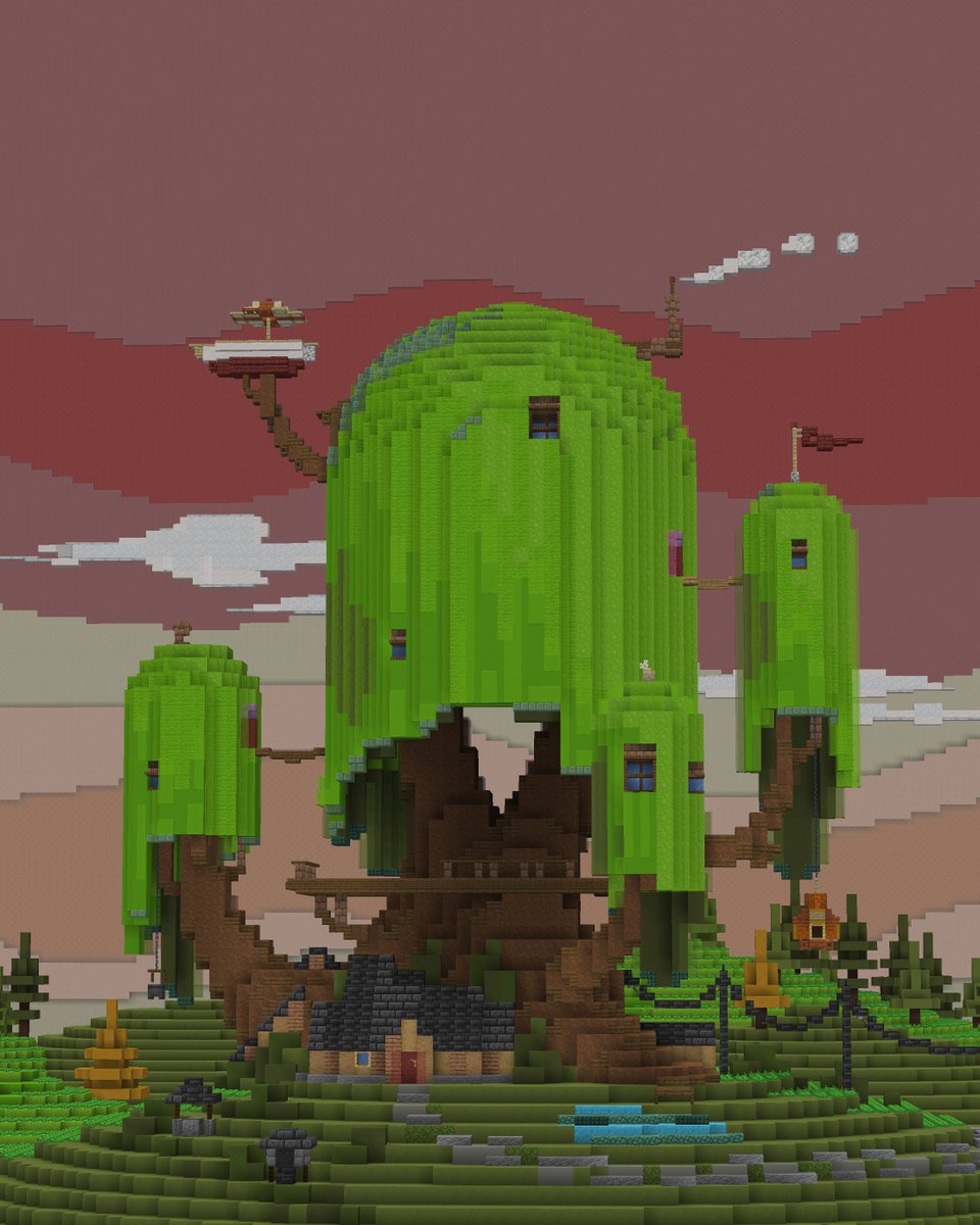 Minecraft Adventure Time Treehouse