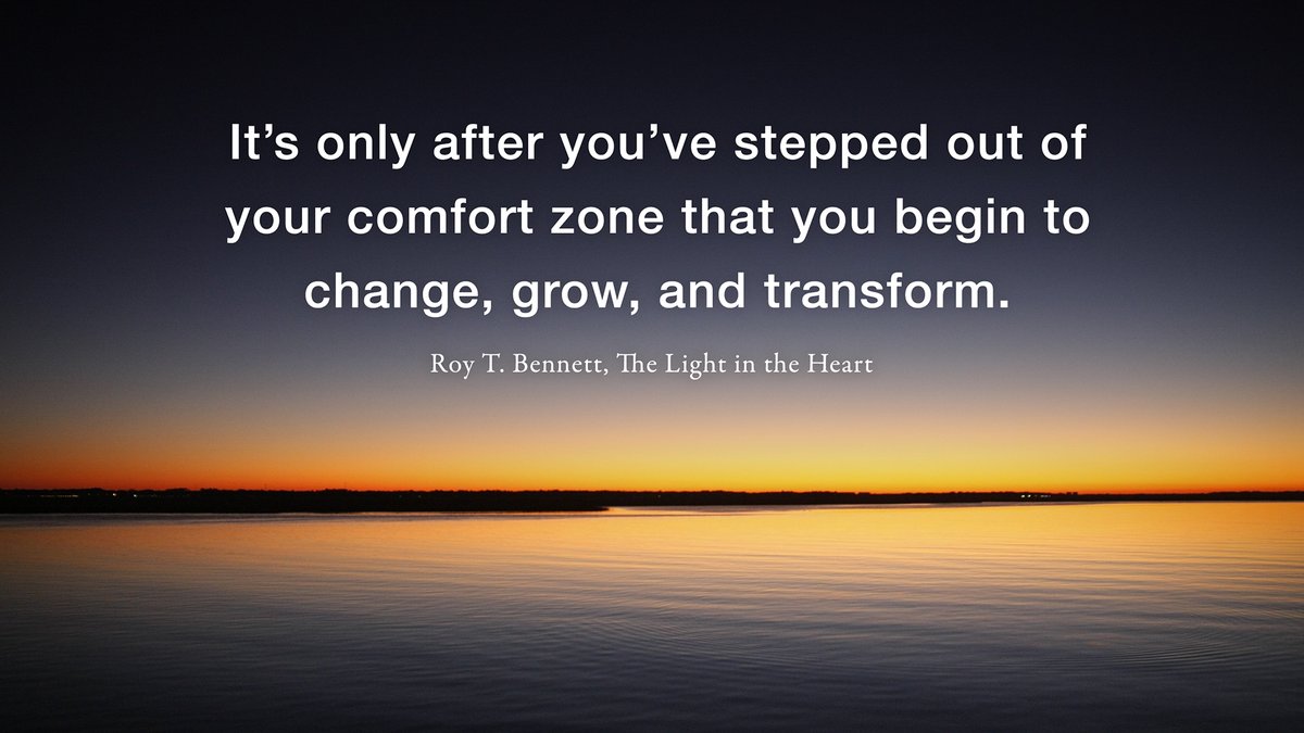 The Genysys Group on Twitter: "Change Begins at the End of Your Comfort Zone It’s only after you ...