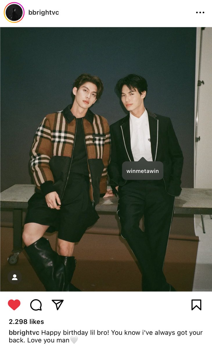 Ara molen~ on Twitter: "Love you man 😭😭😭😭 Happy Birthday WIN #WishWINWonderful24th #winmetawin # ...