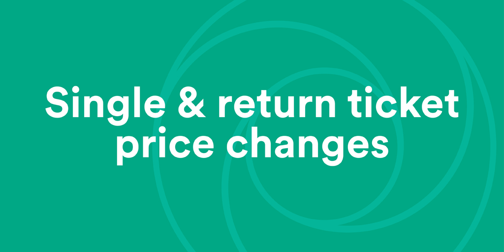 Stagecoach South Wales on Twitter: "Single & Return ticket prices are changing from Sunday 26 ...