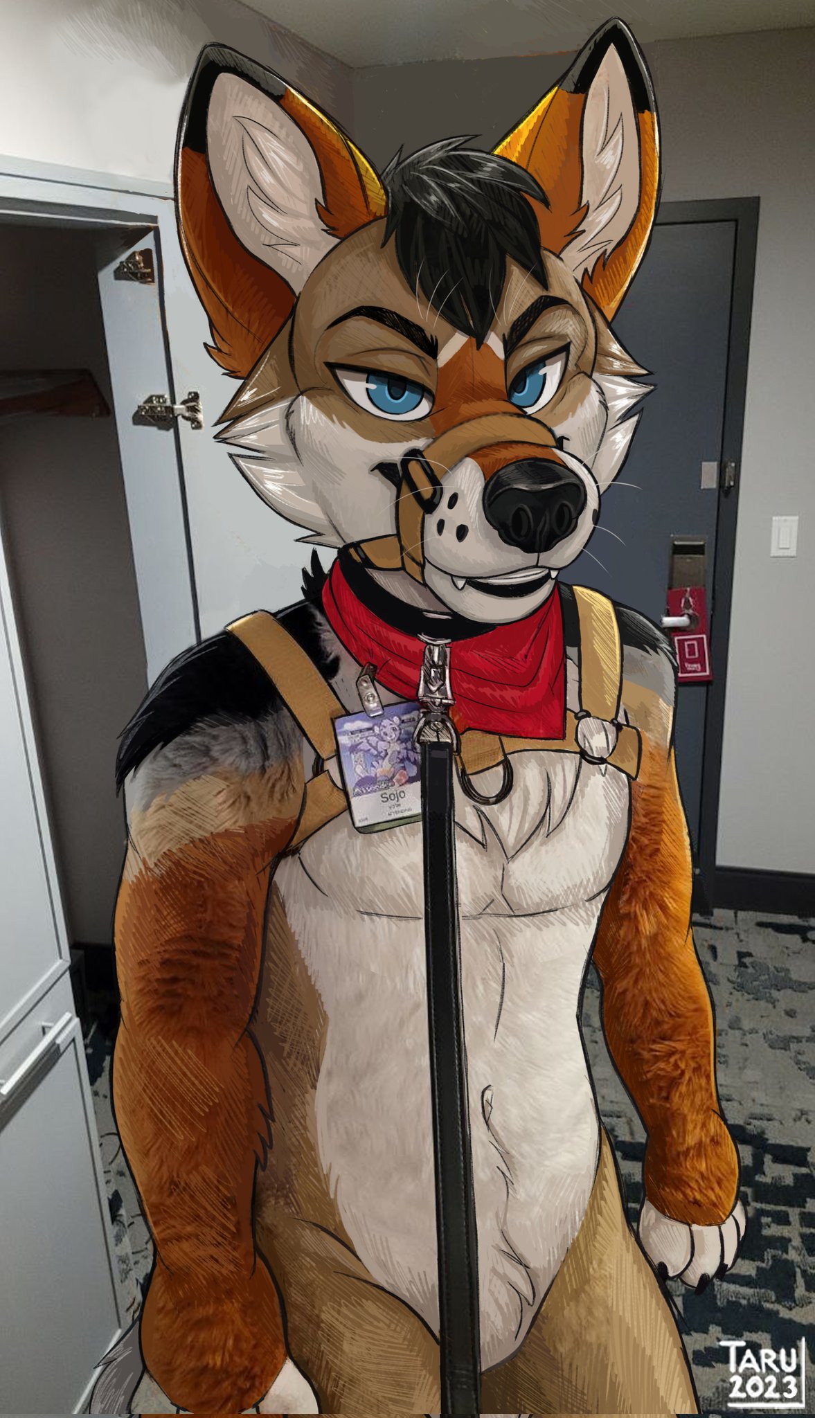 🌒 Taru 🌘full-time artist/fursuit maker ️ NFC on Twitter: "Drawover commission for sojo_yote ...