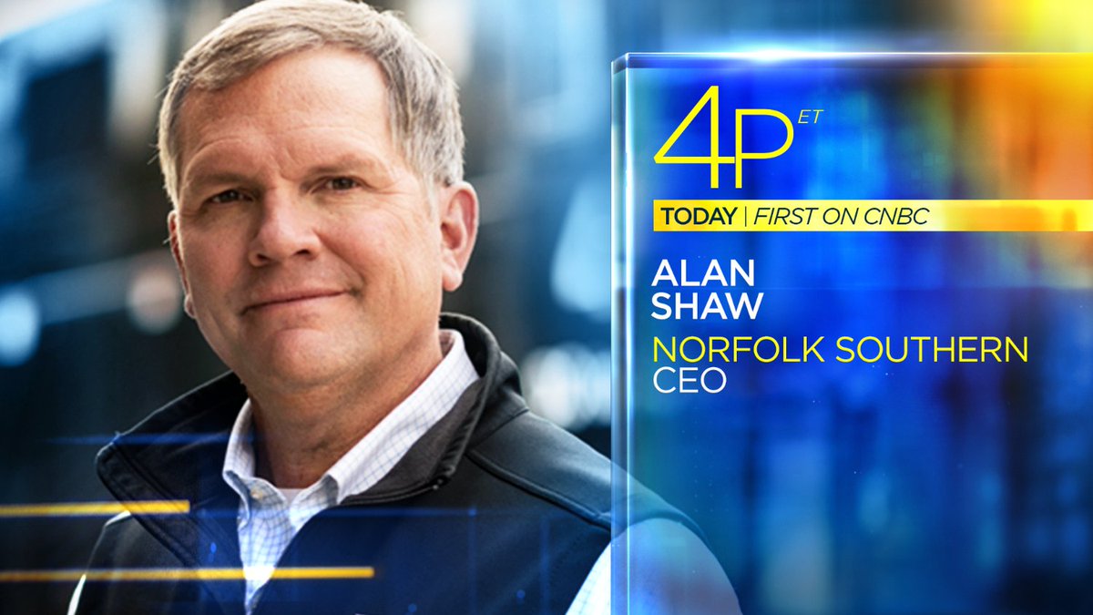 CNBC on Twitter: "TODAY: Watch @MorganLBrennan's interview with Norfolk Southern CEO Alan Shaw ...