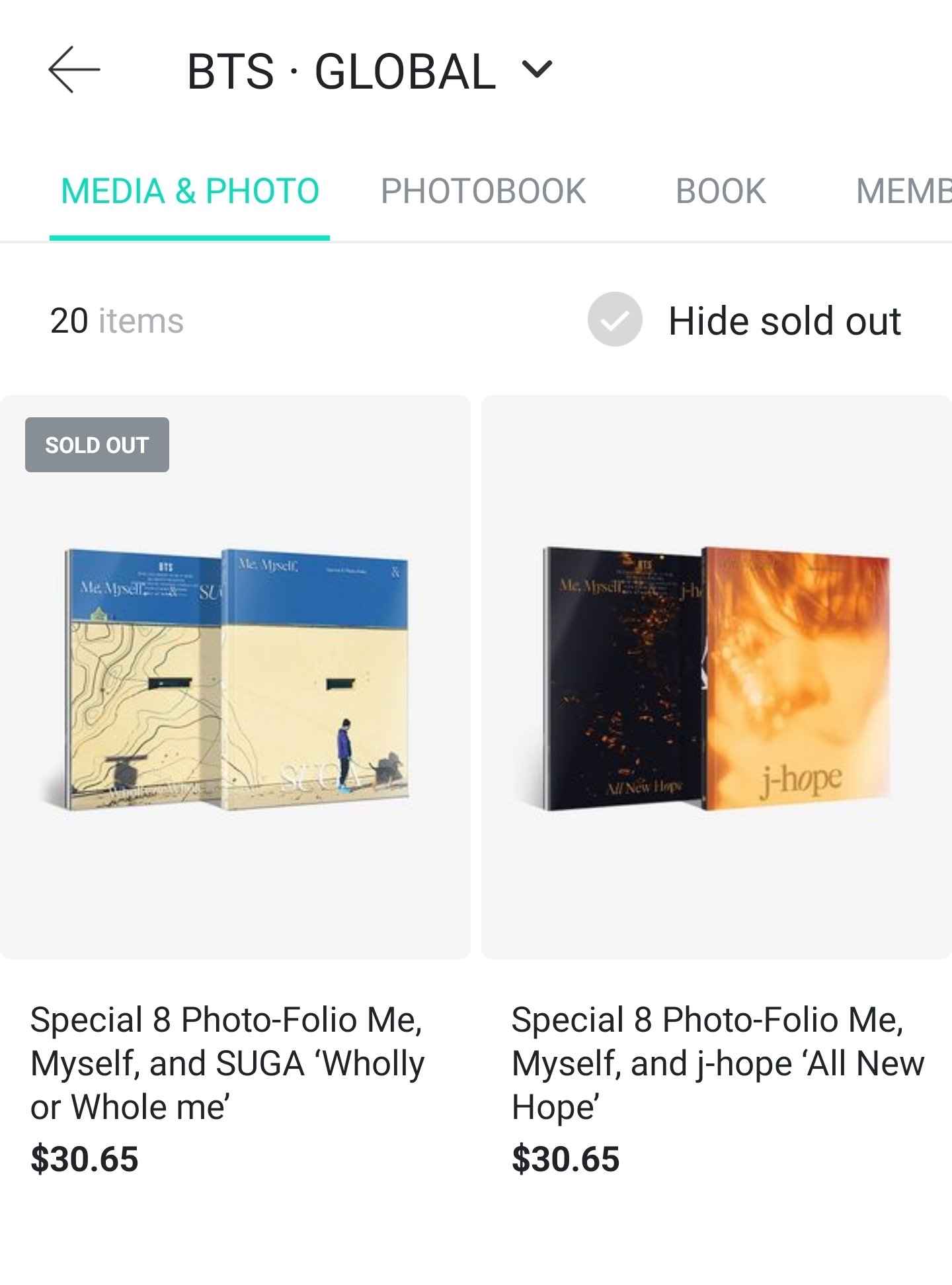 🥢BTS Merch⁷ 🔍⍤⃝🔎 on Twitter: "Me, Myself, and SUGA ‘Wholly or Whole me’ Special 8 Photo-Folio ...