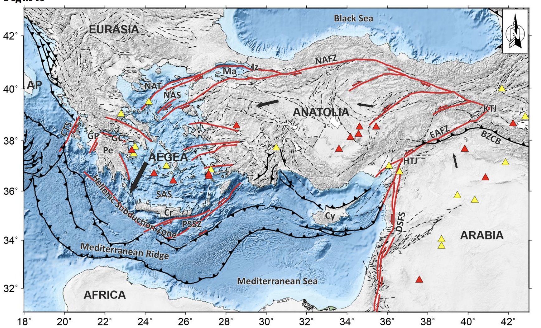 Thrust Fault Map