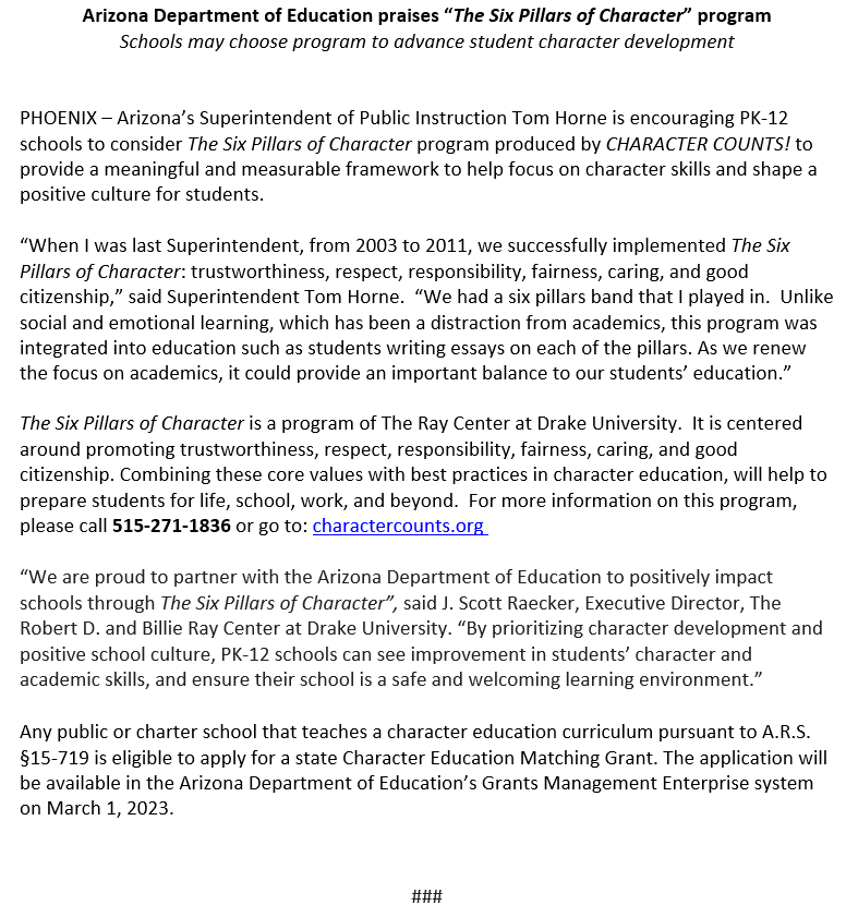 Fairness Pillar Of Character