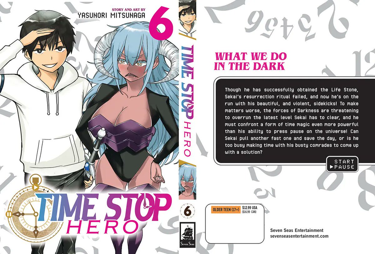 Seven Seas Entertainment on Twitter: "TIME STOP HERO Vol. 6 A video-game-inspired isekai manga ...