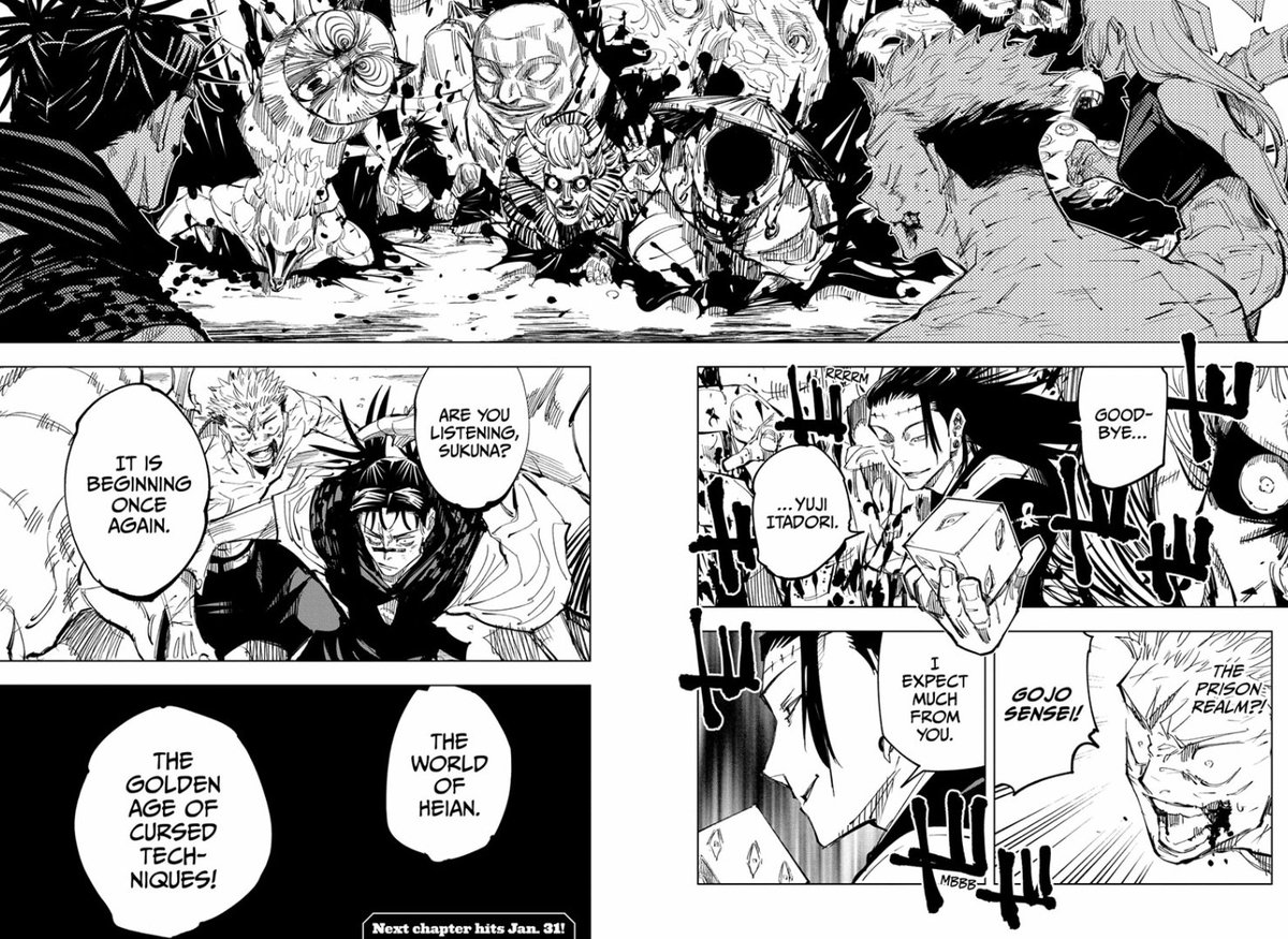 Shadz on Twitter: "Jujutsu Kaisen 136 was a game changer. One of my favourite single chapters to ...