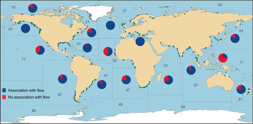 مساء الخير... دي خريطة ناشراها منطمة «الفاو» .. اللي هي منظمة الأغذية والزراعة التابعة للأمم ...