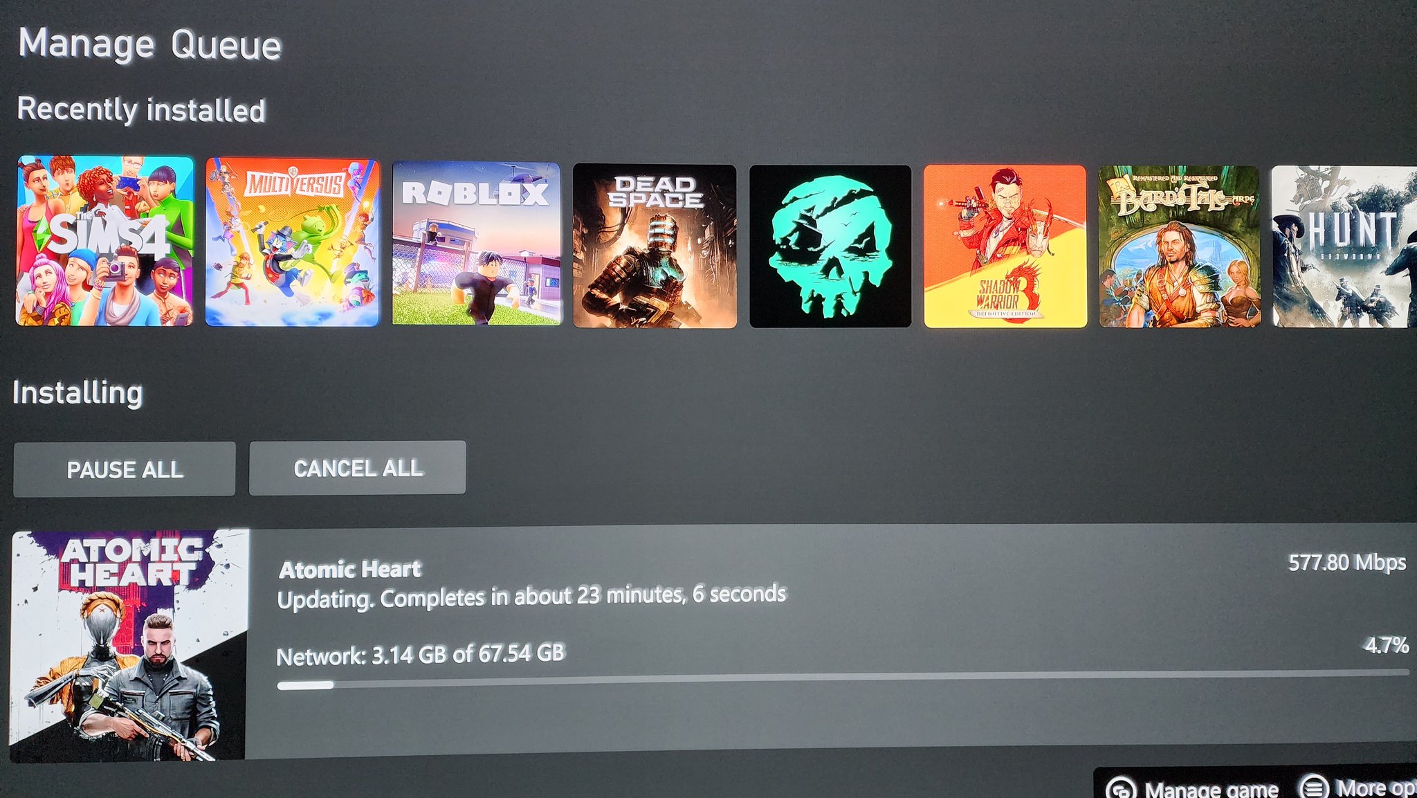 🇩🇴 Xbox_Serious_X|S 🇺🇸 on Twitter: "FYI - Atomic Heart is getting a 67.54GB update for Xbox ...