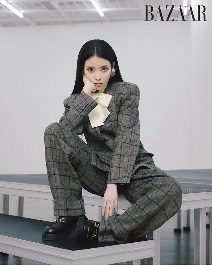 #아이유 230221 IU for Harper's Bazaar Korea March 2023 👞: GUCCI women's ...