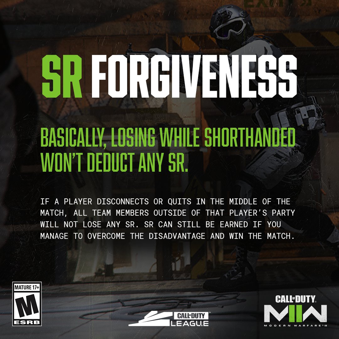 Call of Duty League on Twitter: "Wondering how SR Forgiveness works in Ranked Play? We've got ...
