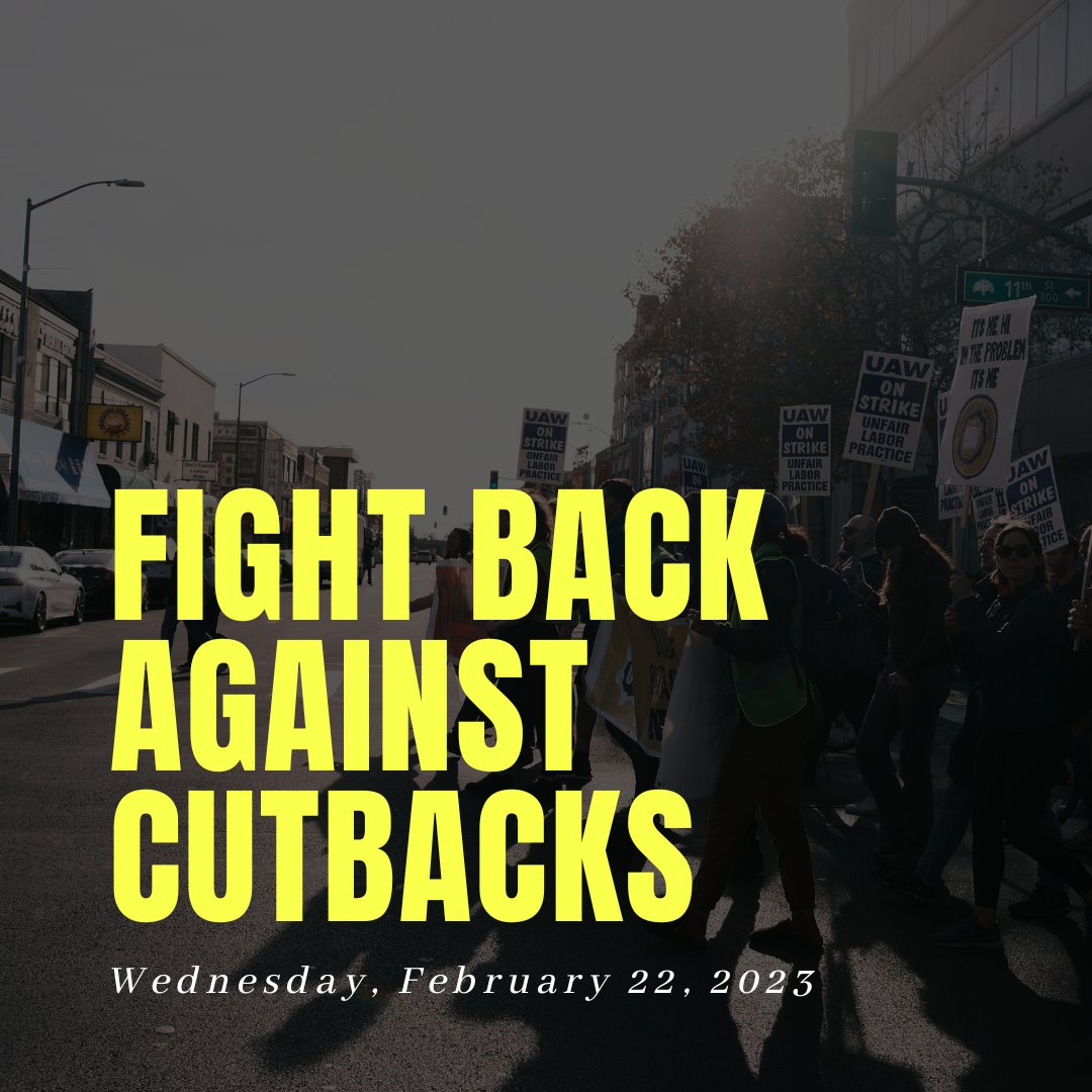 UC Student-Workers Union UAW 2865 on Twitter: "TOMORROW: Join UAW 2865 members across the state ...
