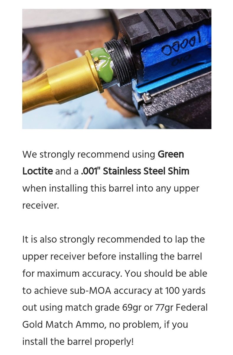 PK Patchworks on Twitter: "I do not trust any company that uses or pushes the loctite bedding ...