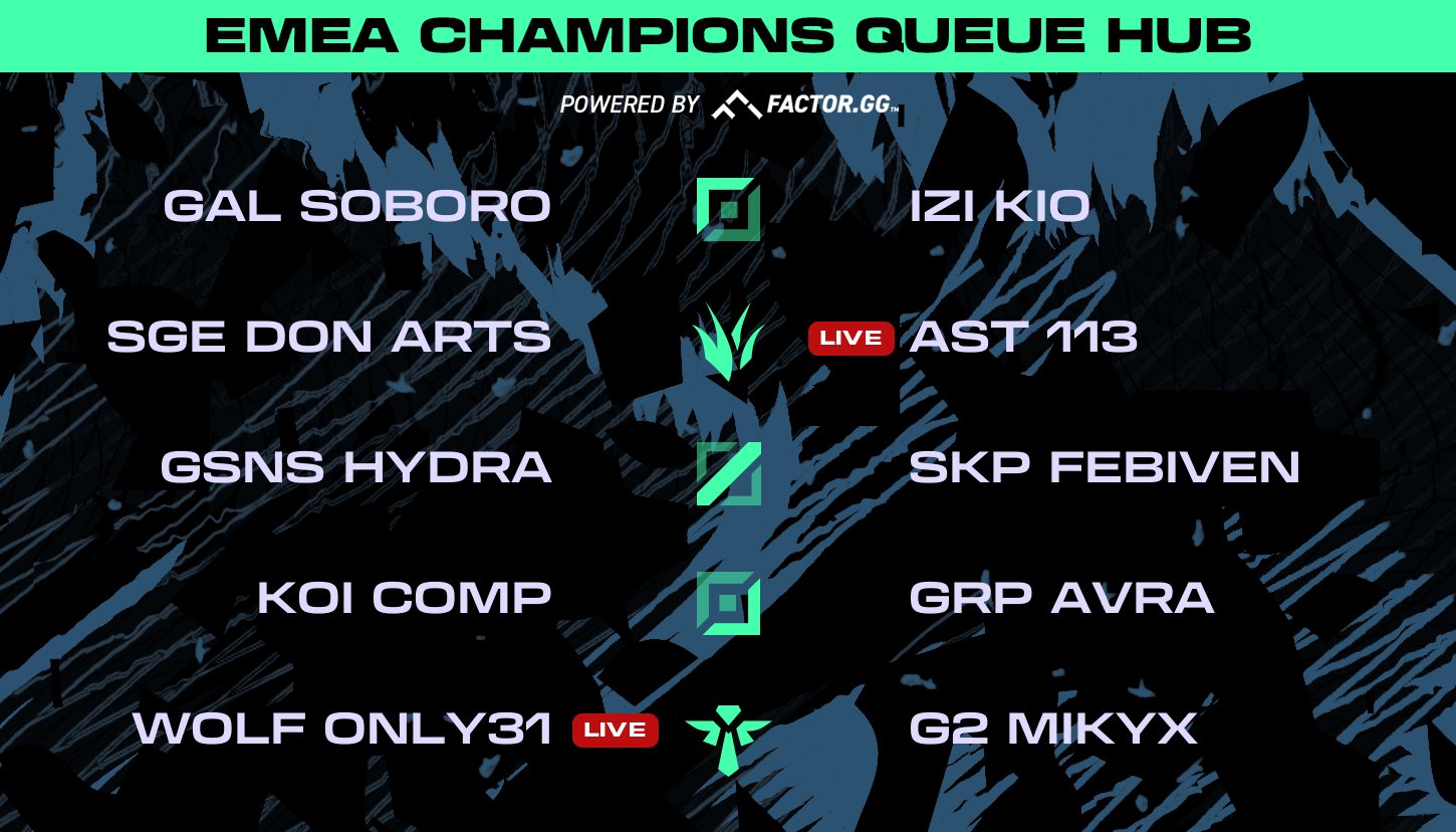 Tweets with replies by EMEA Champions Queue (@EMEAChampsQueue) / Twitter