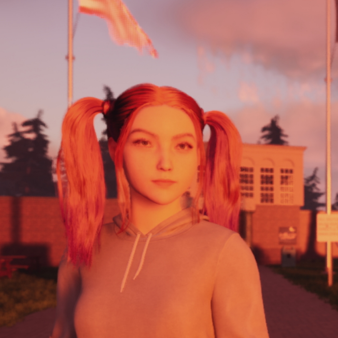 Text Me Back On Twitter Working A Bit On The Evergreen High Exteriors Today Gamedev Gaming