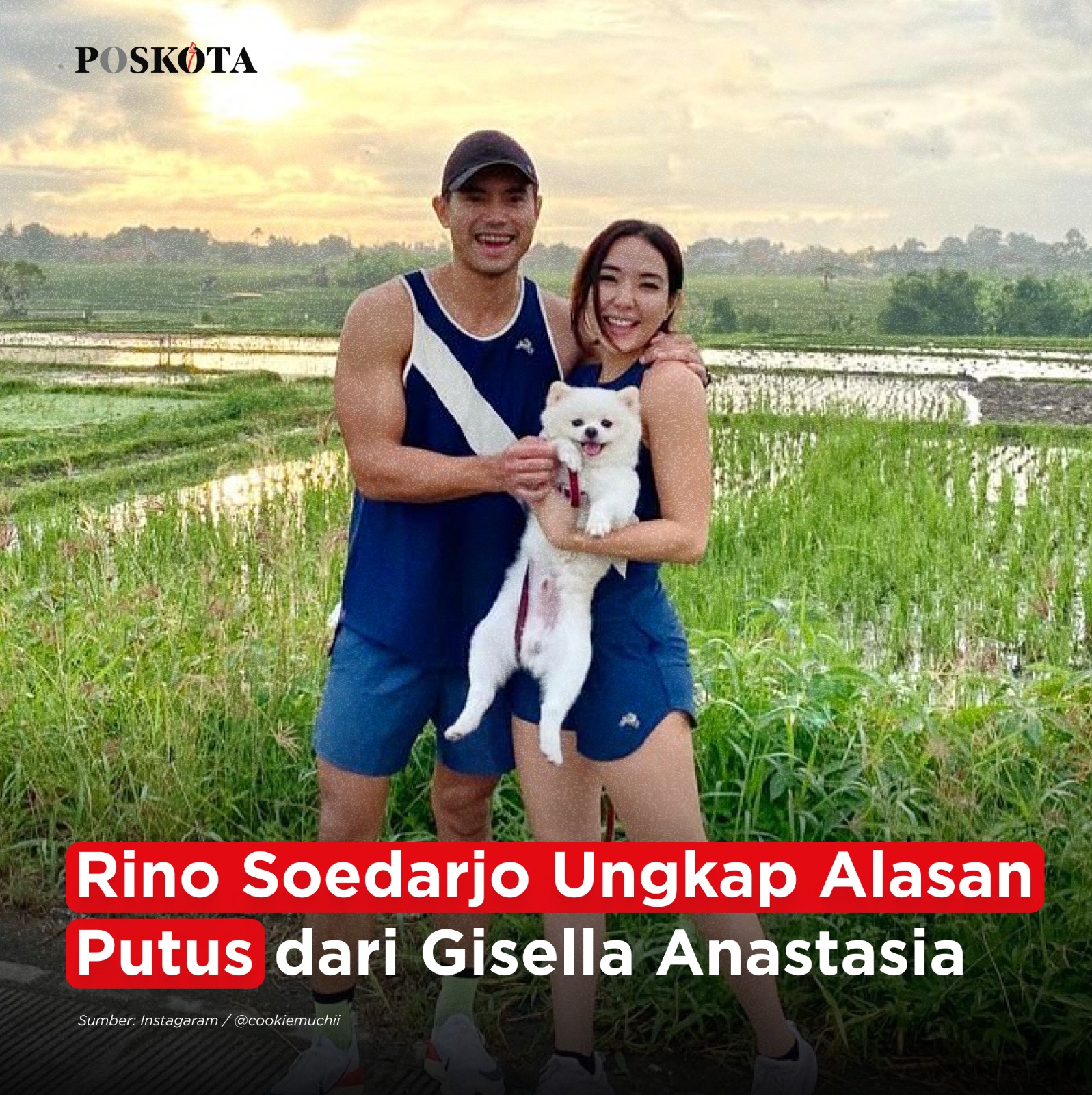 POSKOTA Network on Twitter: "Hubungan pasangan kekasih Rino Soedarjo dan Gisella Anastasia ...